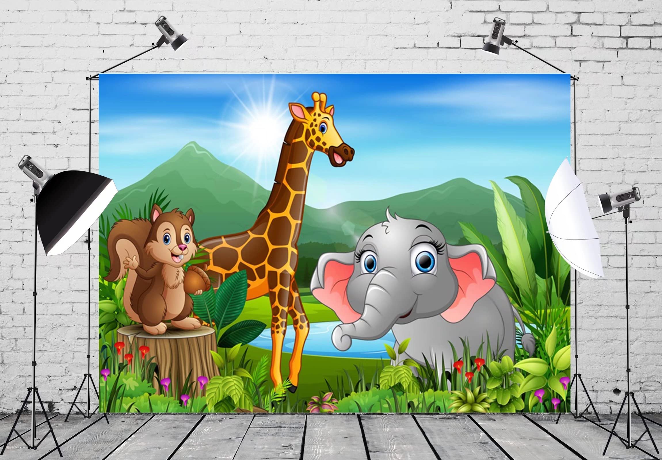 Safari Kids Background