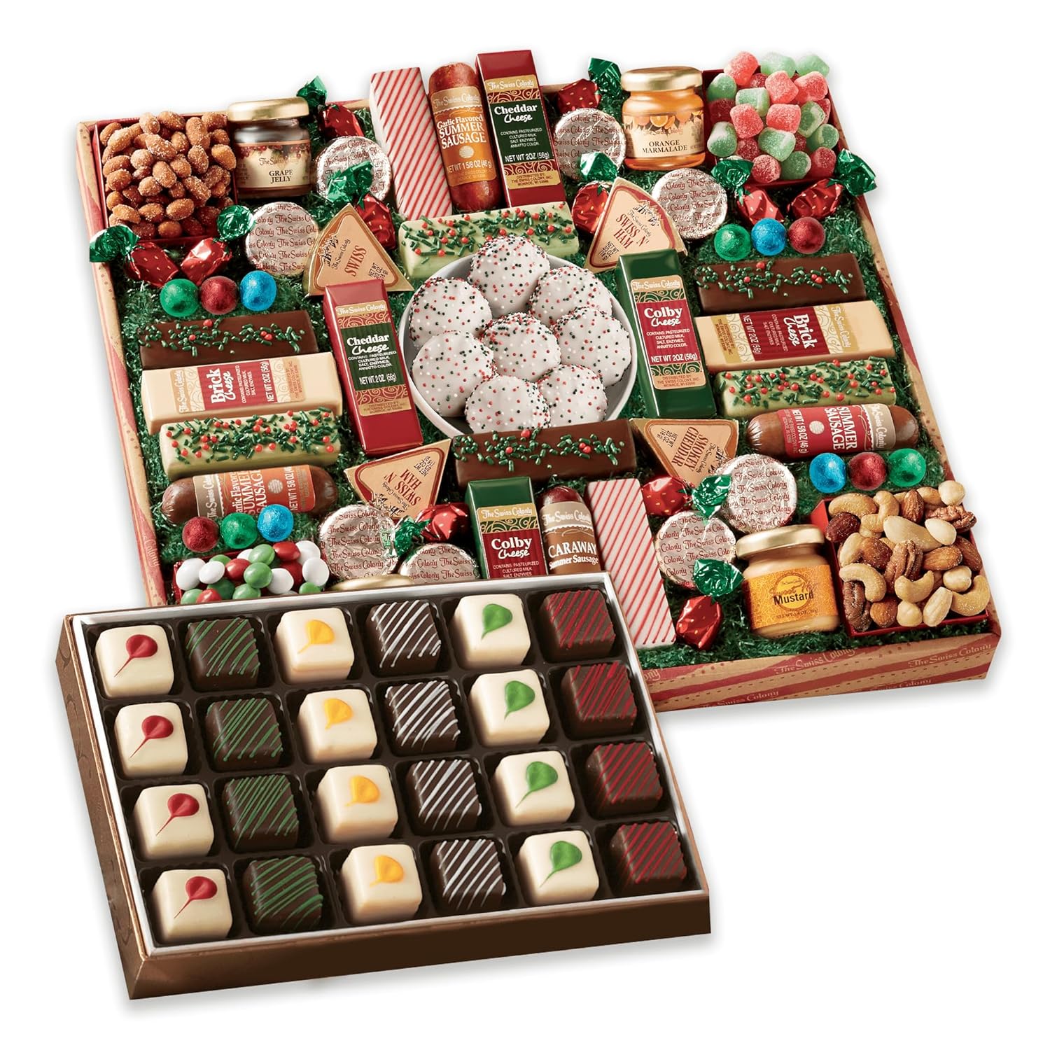 Amazon.com : The Swiss Colony 43 Season Pleasers and Petits Fours Gift ...