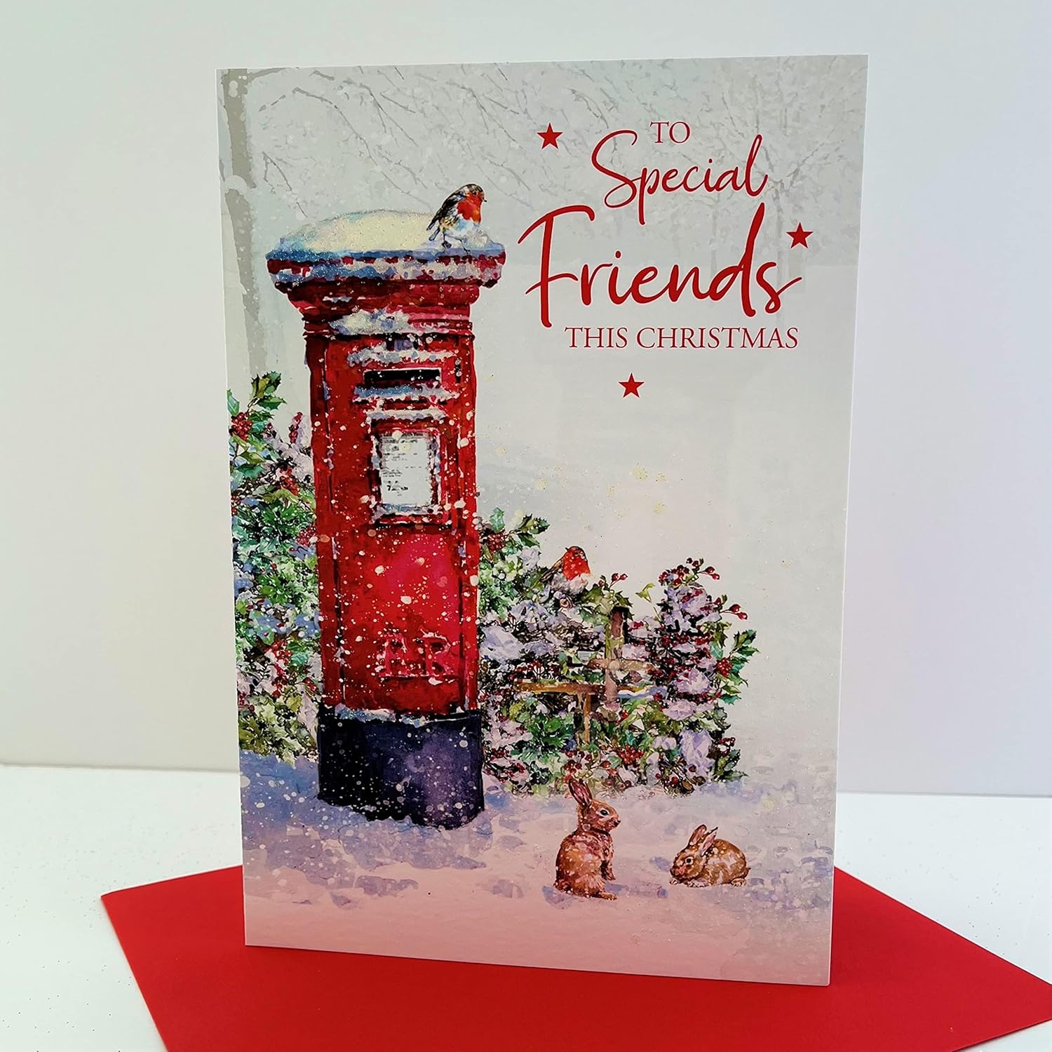 Cherry Orchard Artistic Christmas Greeting Card - Special Friends ...