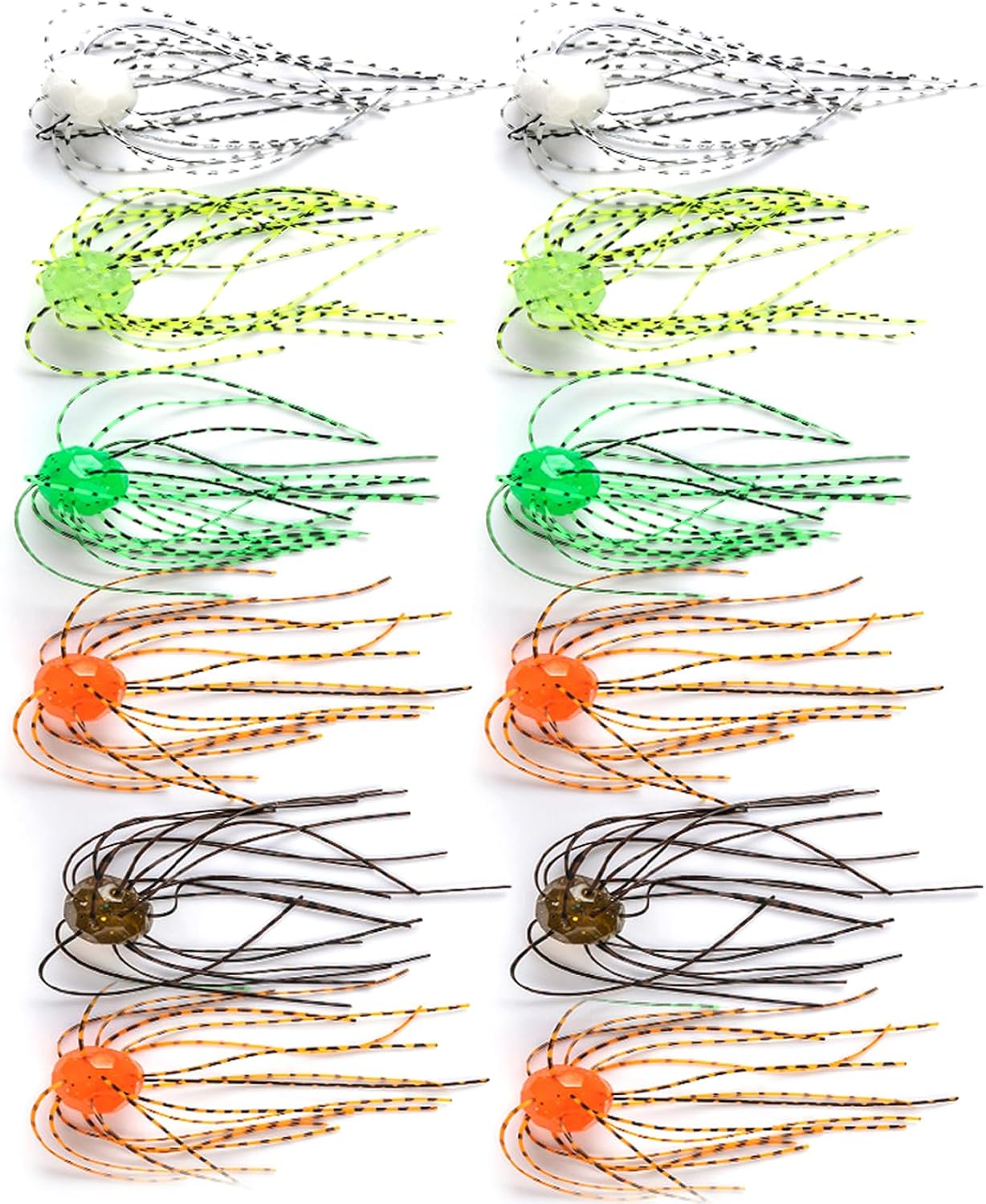 Amazon.com : QCdeSoulBLV 12Pcs Fishing Bait, Dice-Shaped Soft PVC ...