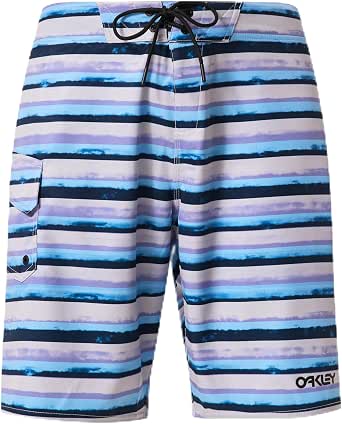 Oakley Mens Kana 21 2.0 Boardshort Swim Trunks, Blurred Stripe ...