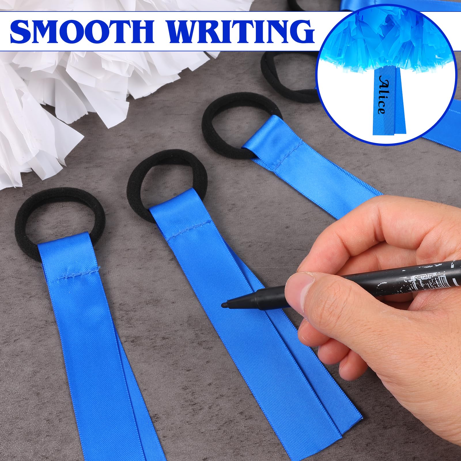 Snapklik.com : VAIPI 48 Pcs Cheerleader Pom Poms Name Tags Cheerleading ...