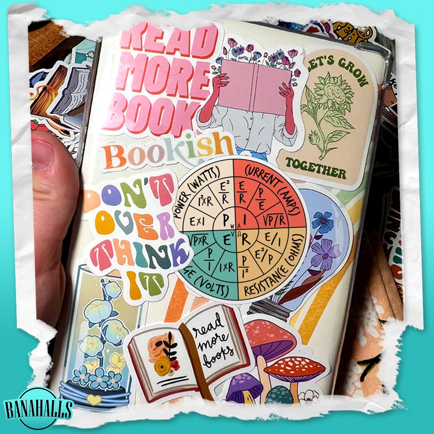 (3 Pcs) Ohms Law Sticker Funny Ohms Law Pie Chart Electrical ...