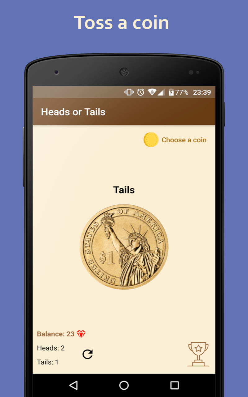 What to choose? - randomizer, heads or tails, clicker - App on Amazon ...