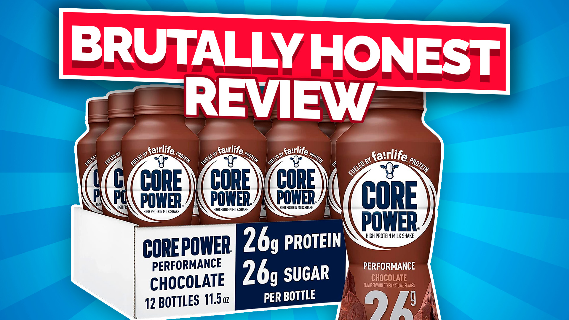 Watch REVIEW& Core Protein Chocolate Milk Shakes on Amazon Live