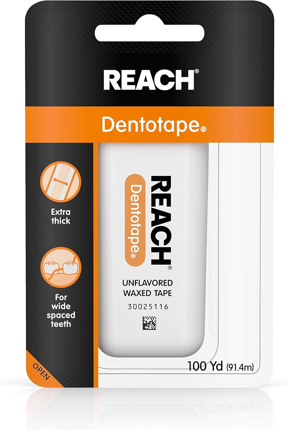 Amazon.com: Reach Dentotape Waxed Dental Floss with Extra Wide Cleaning ...