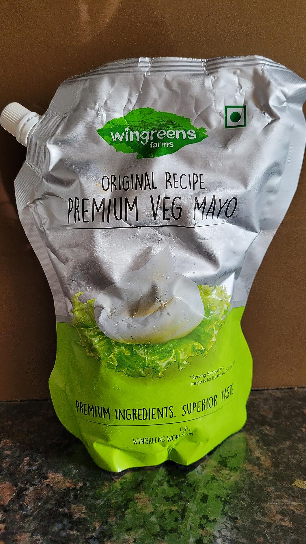 Wingreens Farms Premium Veg Mayonnaise - 180g, (Pack of 1) : Amazon.in ...