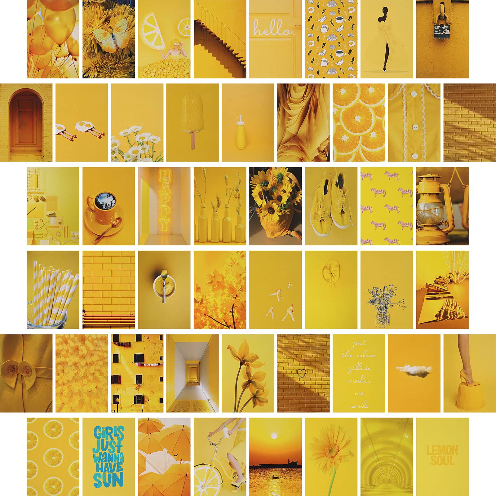 Buy Lxmsja Aesthetic Wall Collage Kit, Aesthetic Picture for Wall ...