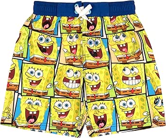Nickelodeon Spongebob - Pantalones cortos de natación para niños, traje ...