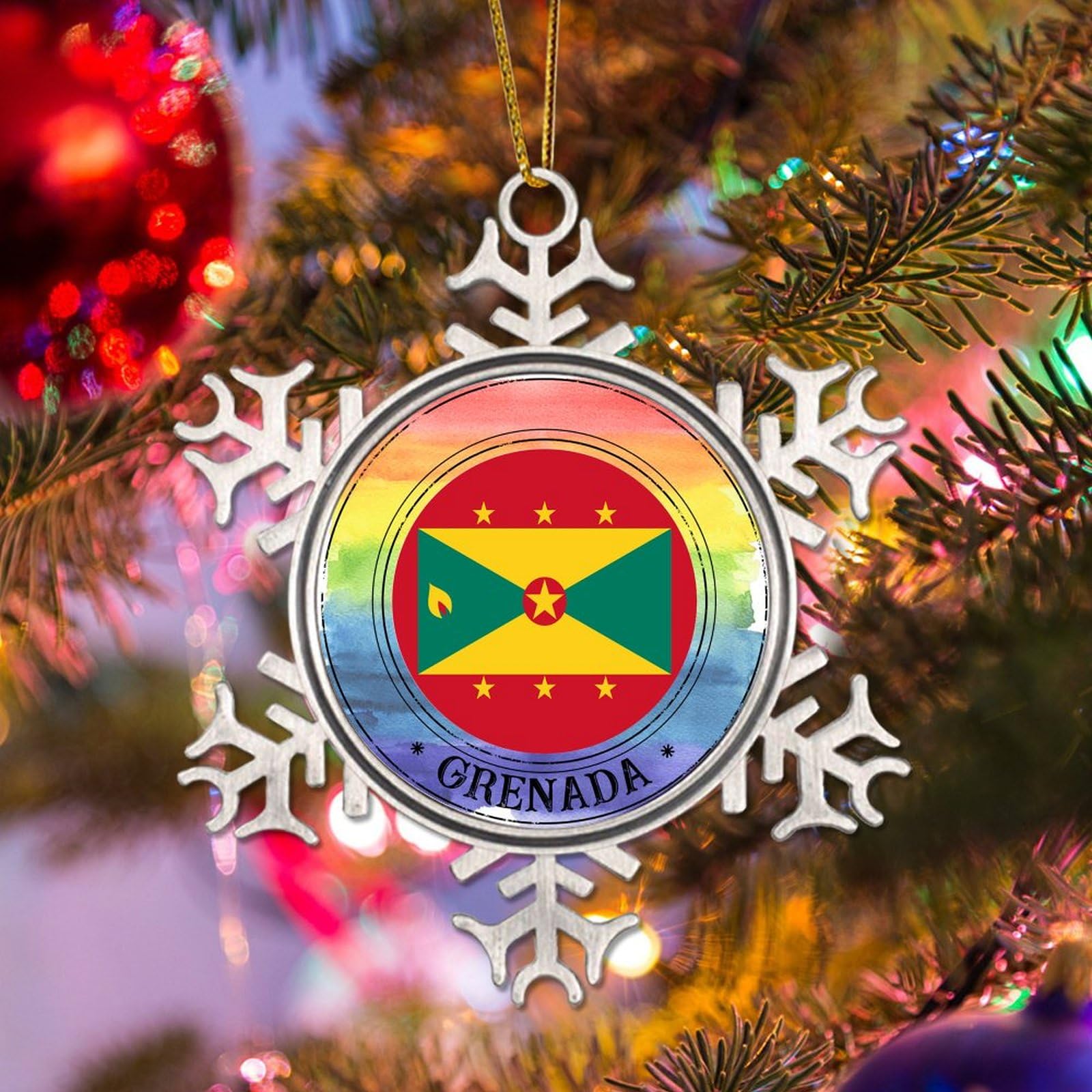 Grenada Tree Amazon.com: Patriot Gift Grenada Christmas Ornament