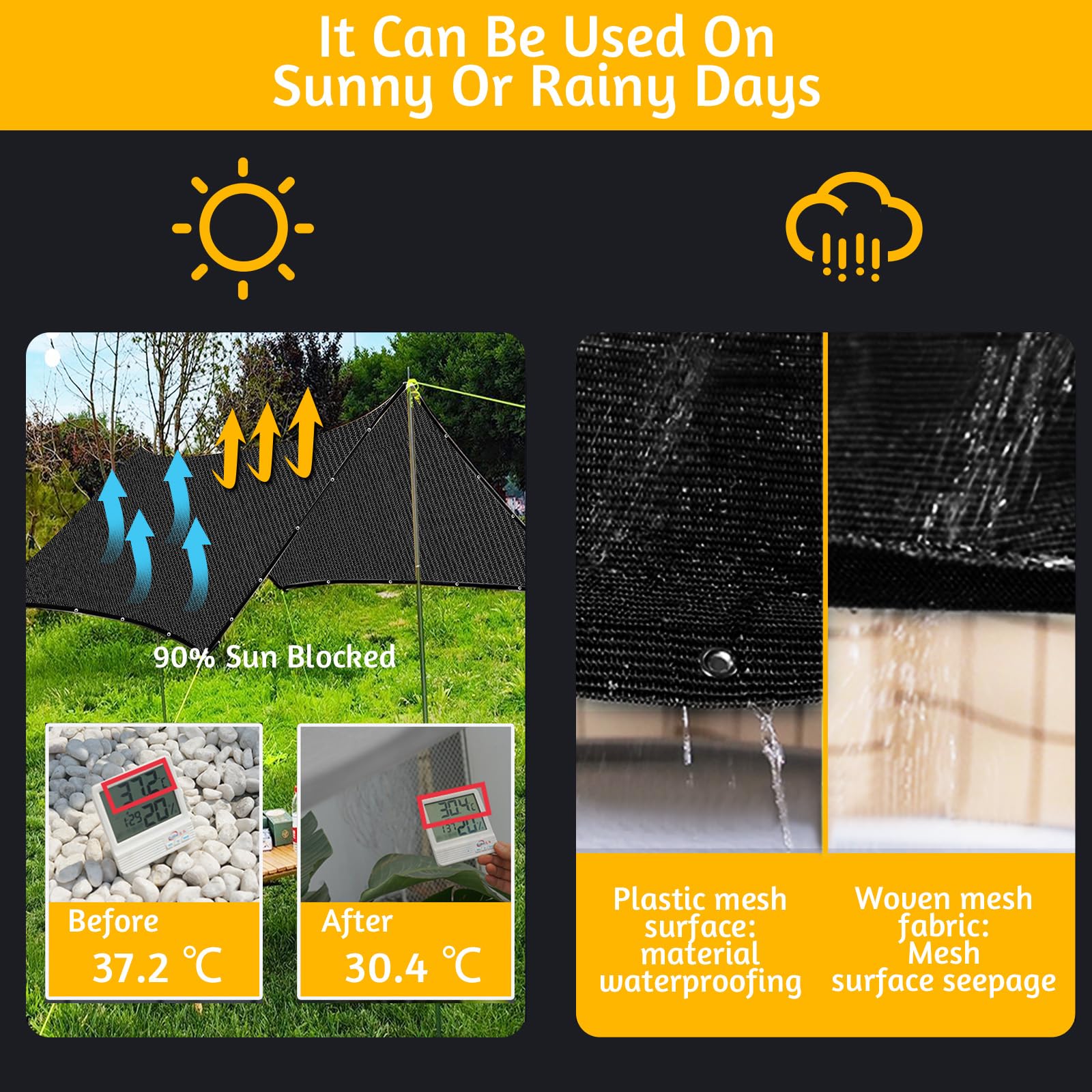 Snapklik.com : 90% Sun Shade Cloth