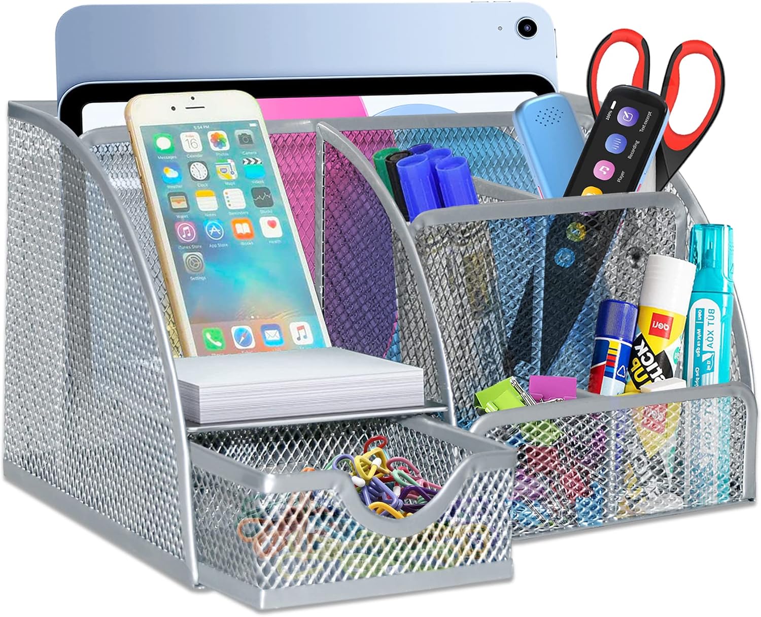 Dottall Schreibtisch Organizer, Metallnetz Schreibtisch Organizer ...