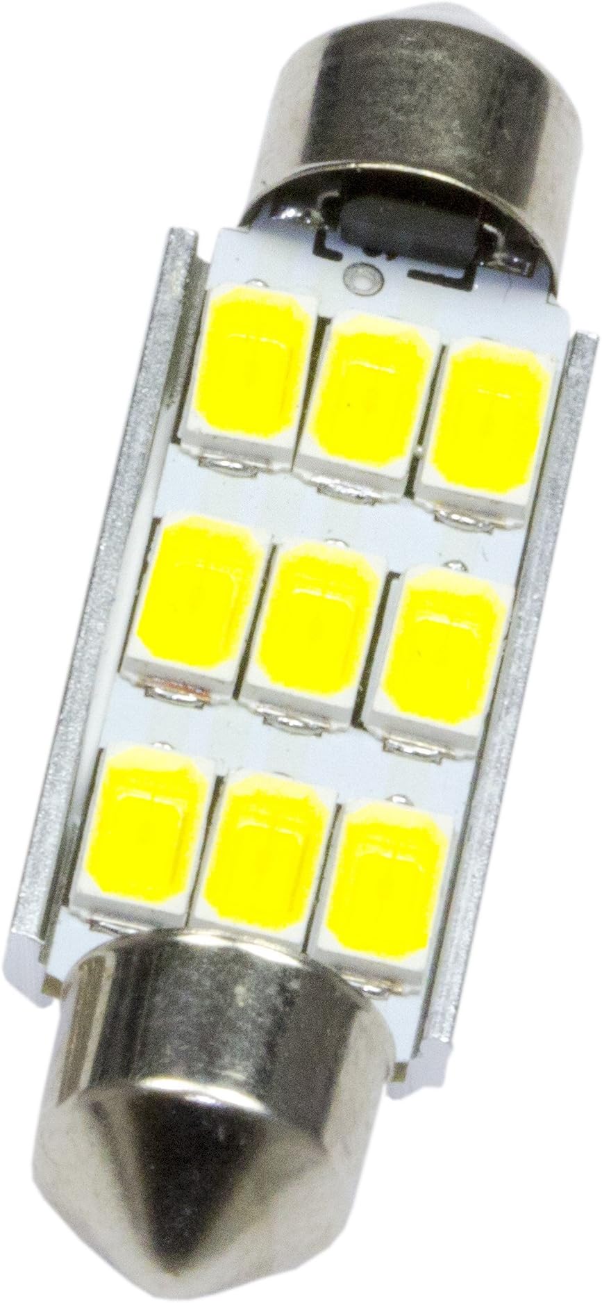 Amazon.com: 2pcs Best Ridiculously Bright White 9-SMD LED Light Bulbs ...