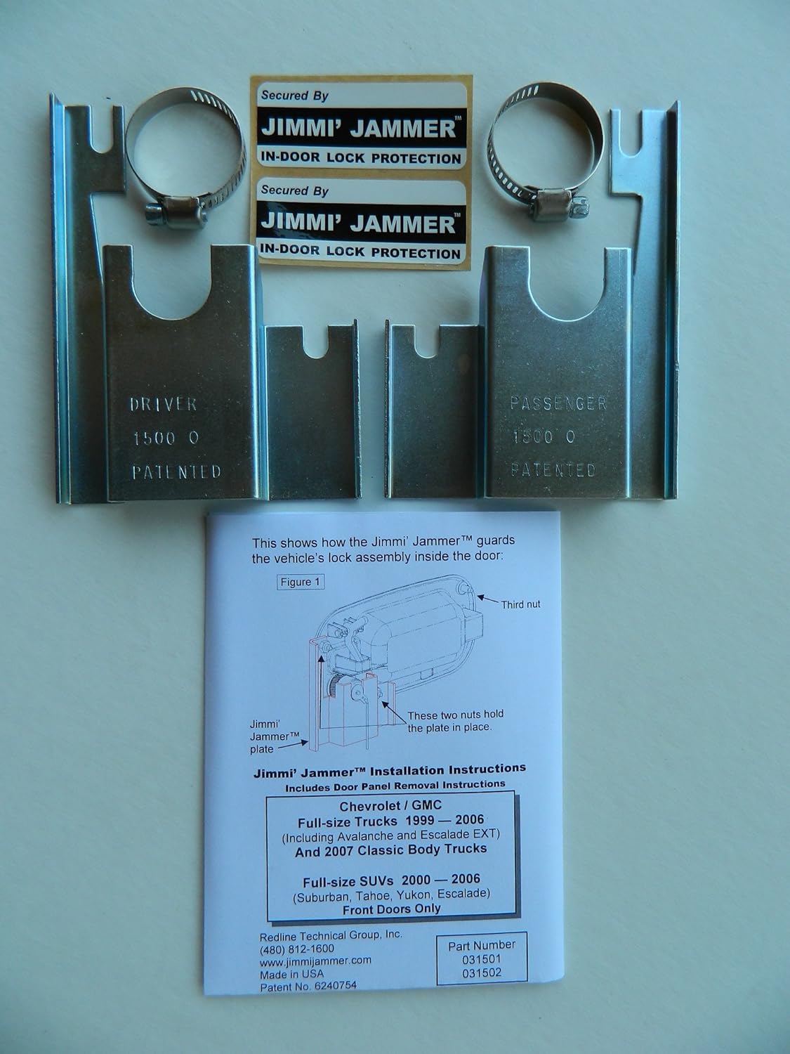 Amazon.com: Jimmi Jammer In-door Lock Protection Silverado Sierra 99-06 ...