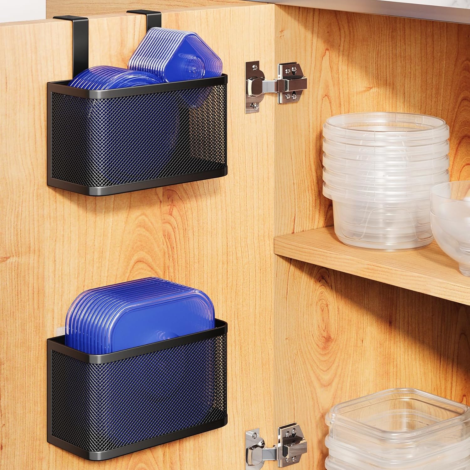 Amazon 2 Pack Metal Over Cabinet Organizer Storage Cabinet Door