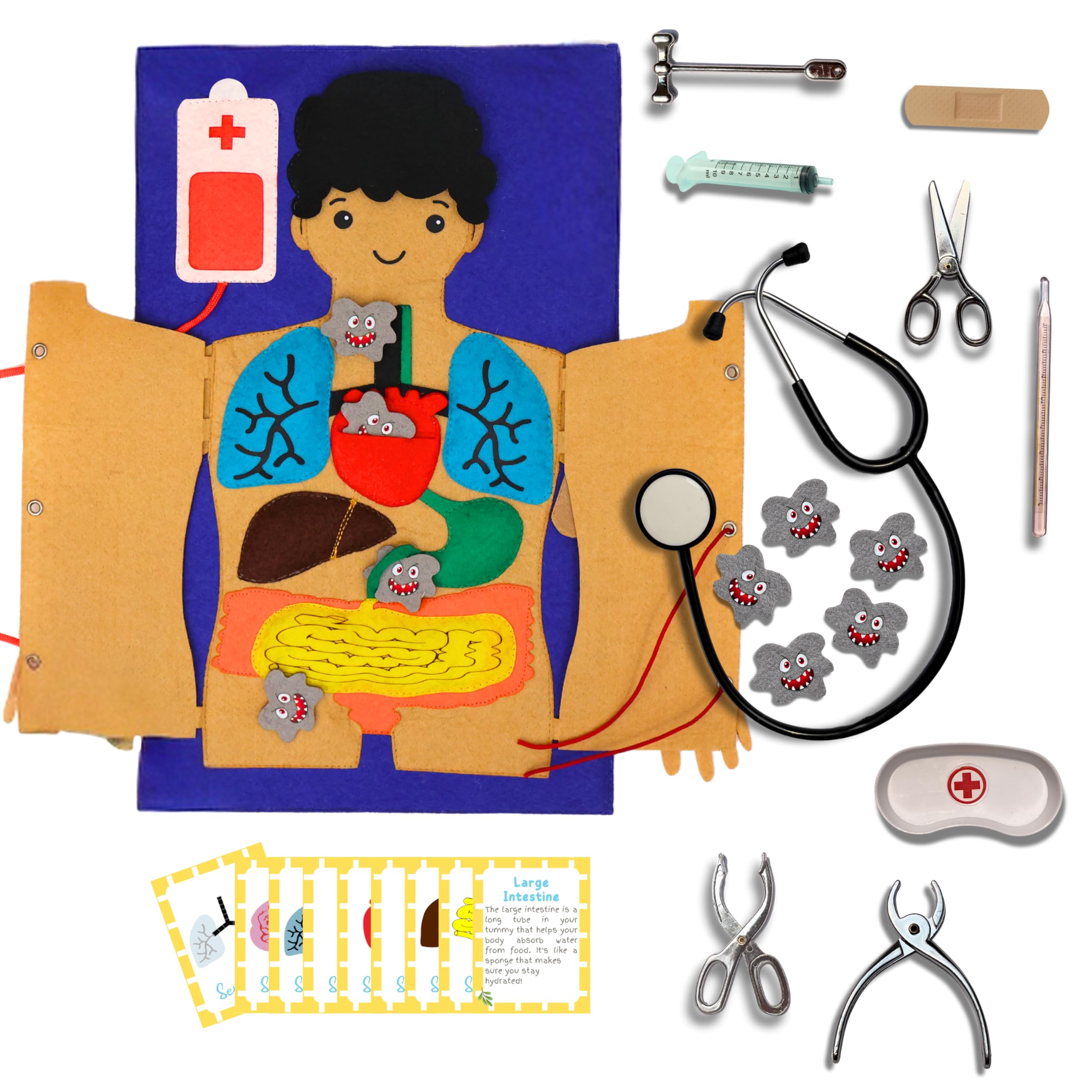Buy Seraphina Doctor Set & Operation Toy | Operate on Lifelike Human ...