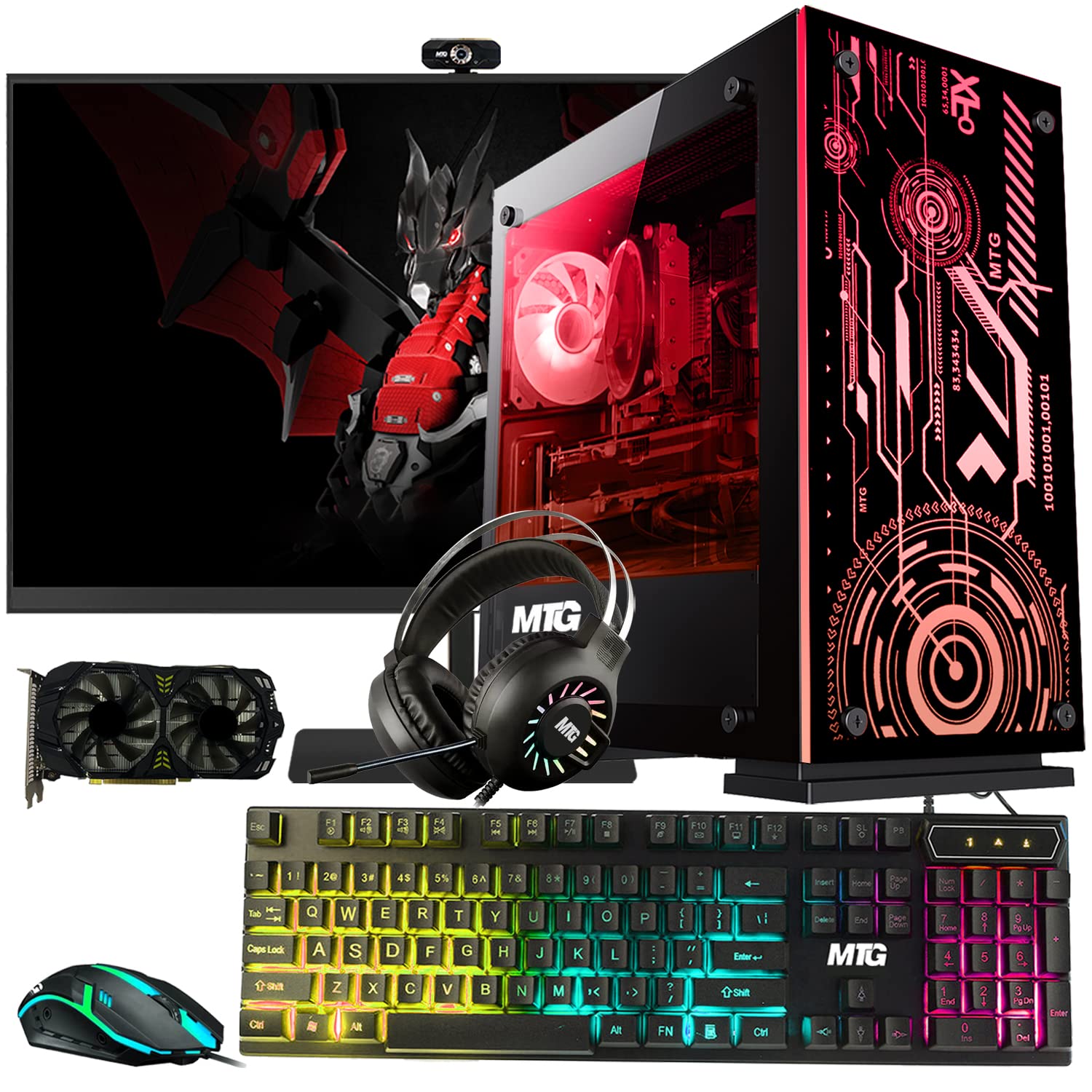 Amazon.com: MTG Aurora 4C Gaming Tower PC- Intel Core i7 4th Gen, AMD ...