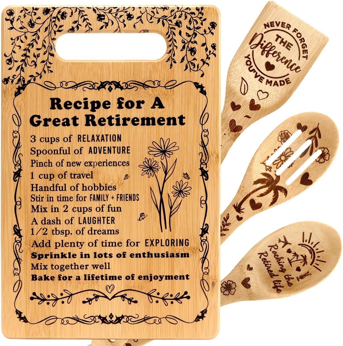 Amazon.com: Retirement Gifts for Women Men, Happy Retirement Cutting ...