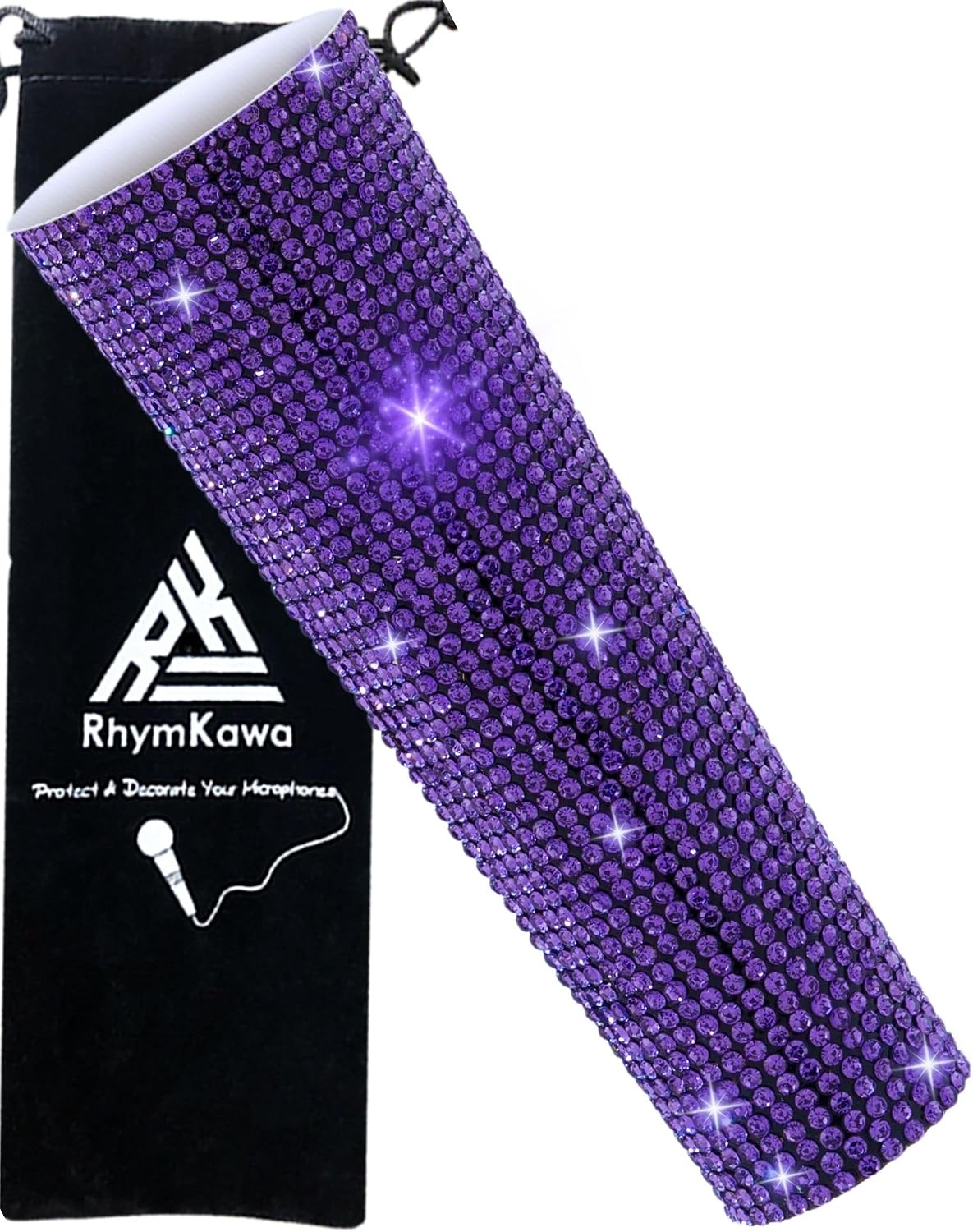 Amazon.com: RhymKawa Bling Wired Microphone Sleeve for Shuer SM58 ...