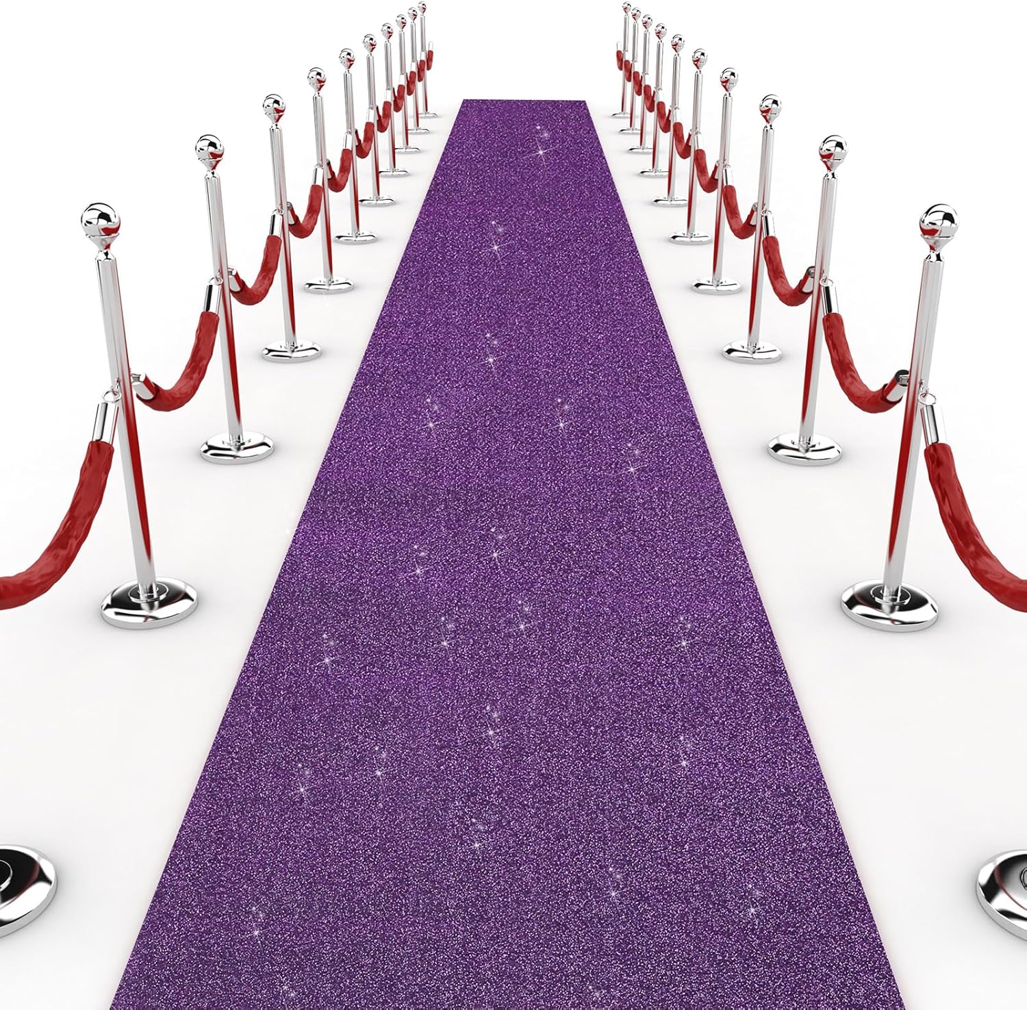 Amazon.com: Shihanee Sequin Aisle Runner for Wedding Glitter Rug with ...