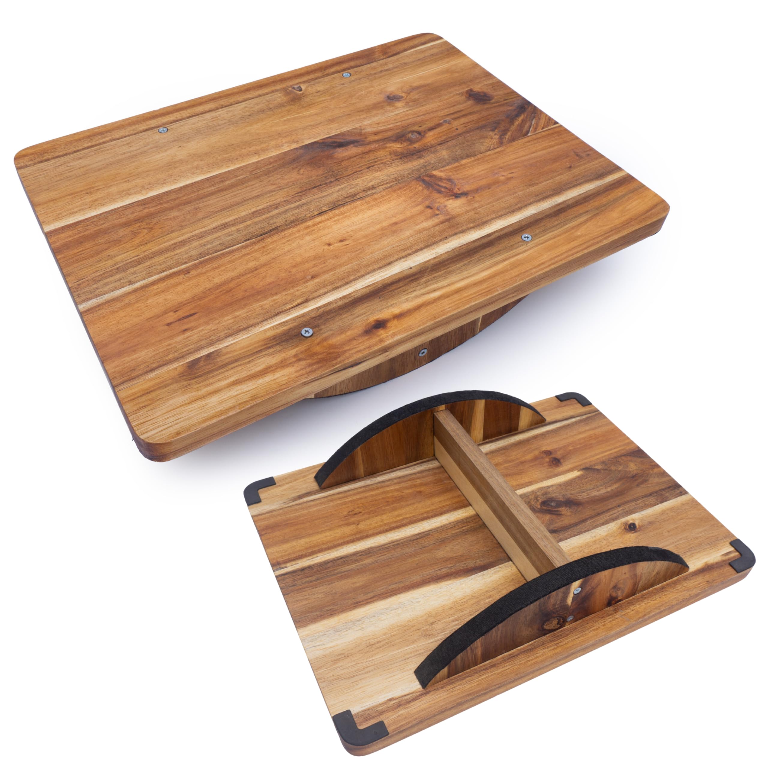 Amazon.com : Wood Wobble Exercise Balance Board, Anti-Slip Wobble Board ...