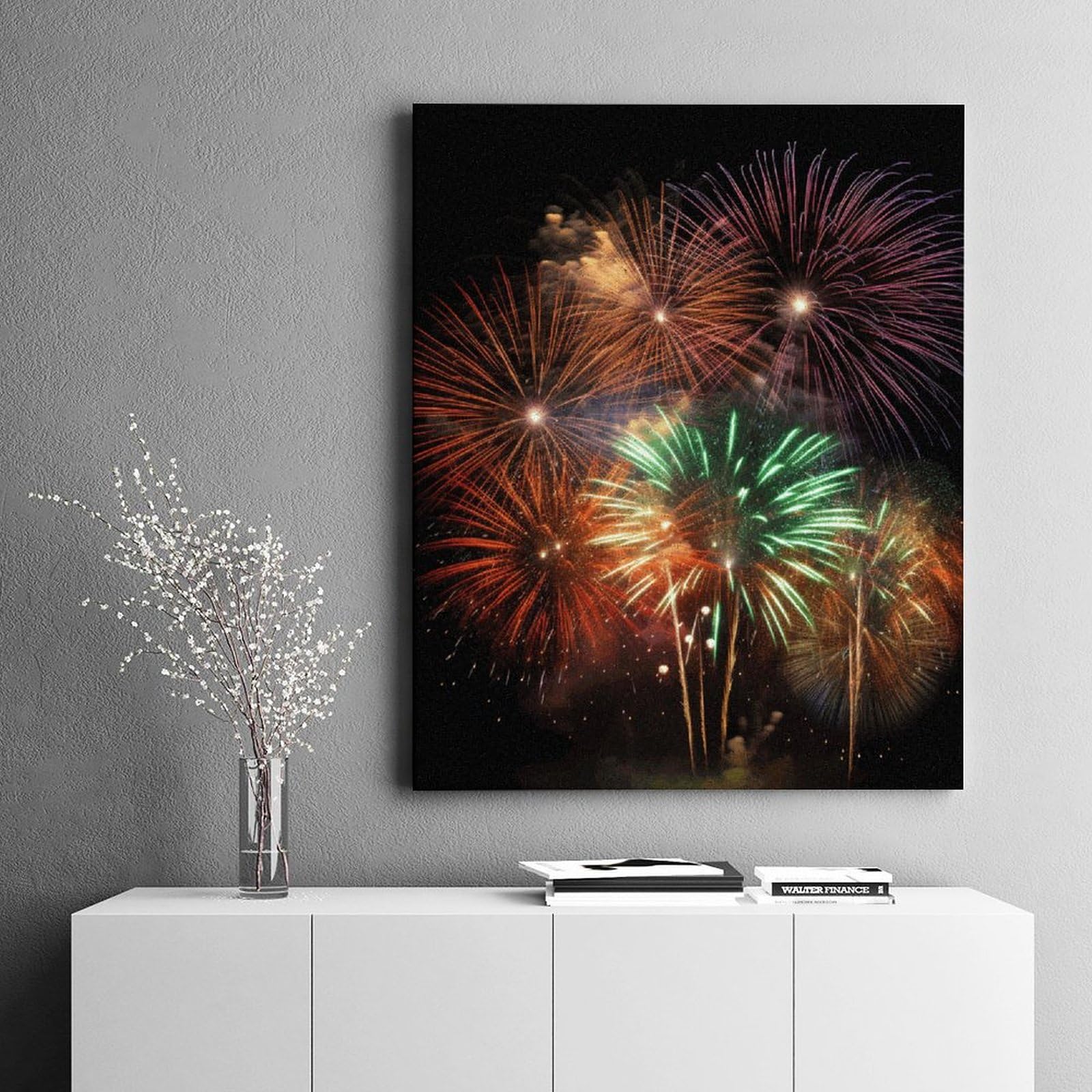 How To Paint Fireworks