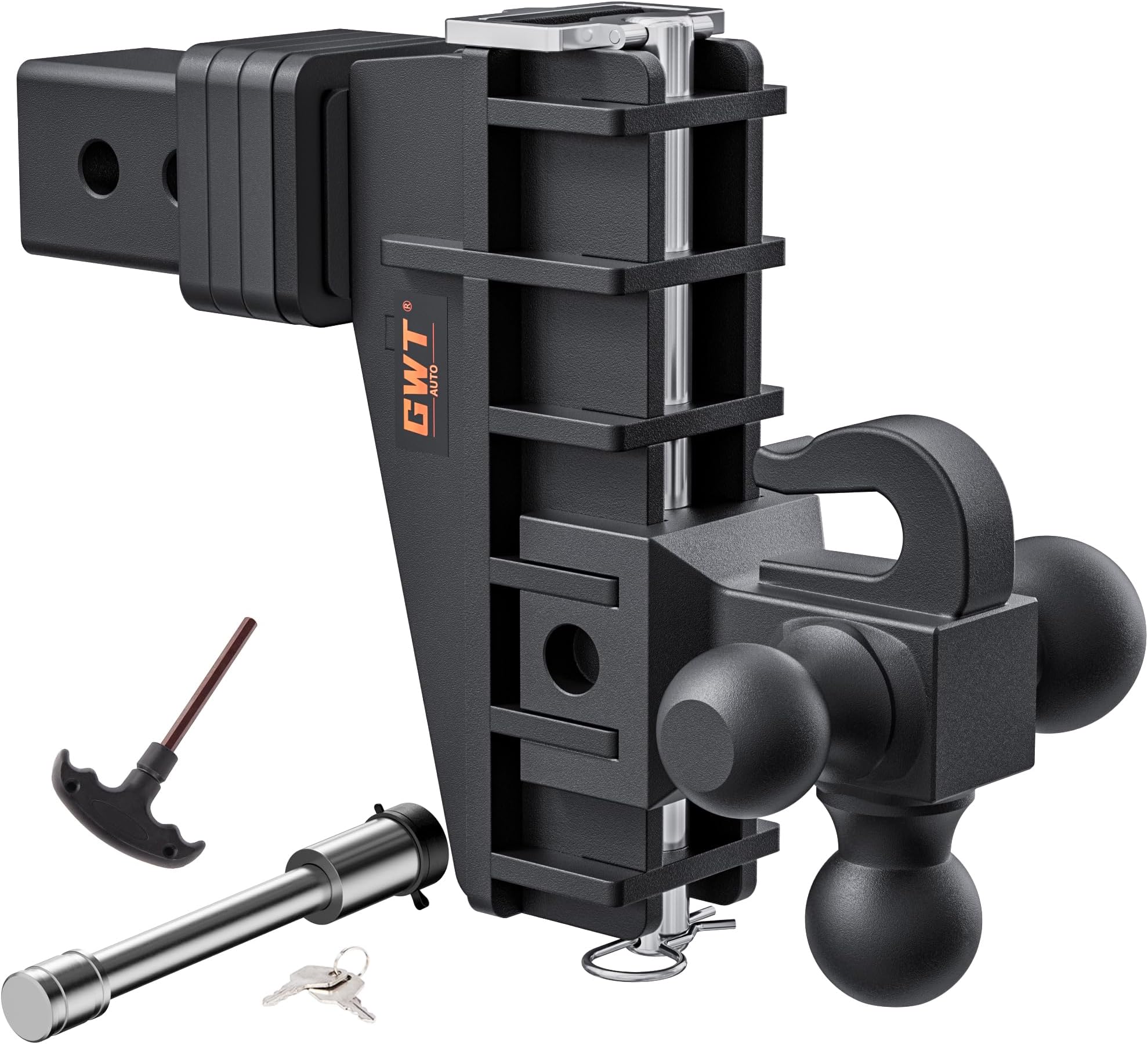 Amazon.com: Adjustable Trailer Hitch - Drop Hitch, Tow Hitches with 8 ...