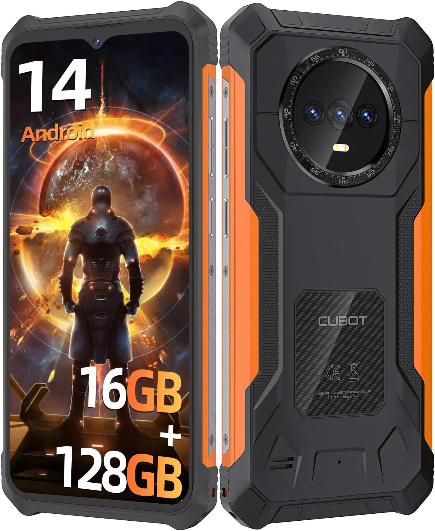 CUBOT Kingkong ES Outdoor Handy Ohne Vertrag Android 14,Dual SIM 4G ...