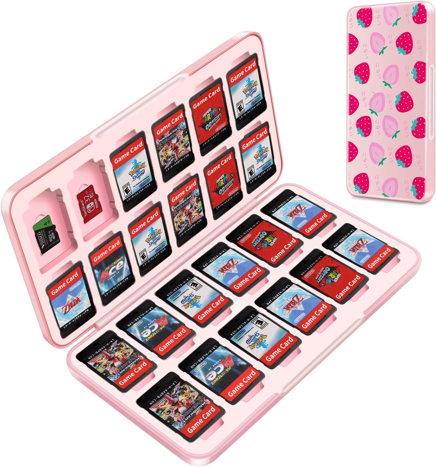 Amazon.com: 10 in 1 Metal Switch Game Card Case for Nintendo, BagTu ...