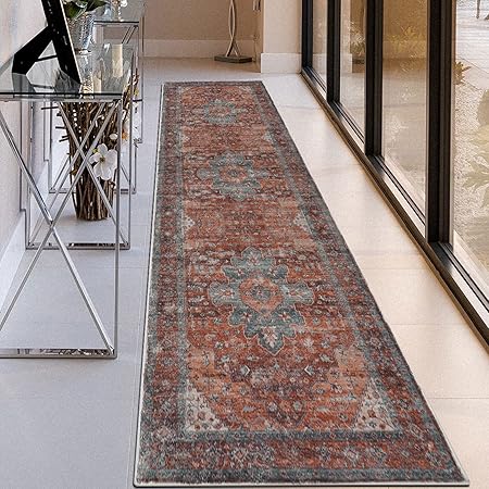 Amazon.com: Hallway Washable Runner Rug - 2x10 Kitchen Rugs Entryway ...