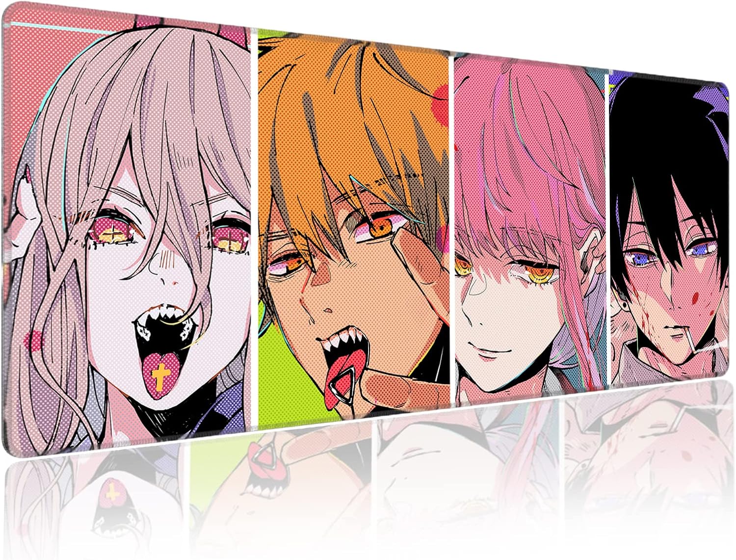 Amazon.com: sabermaster RGB Anime Mouse Pad, Water Resist Keyboard Pad ...