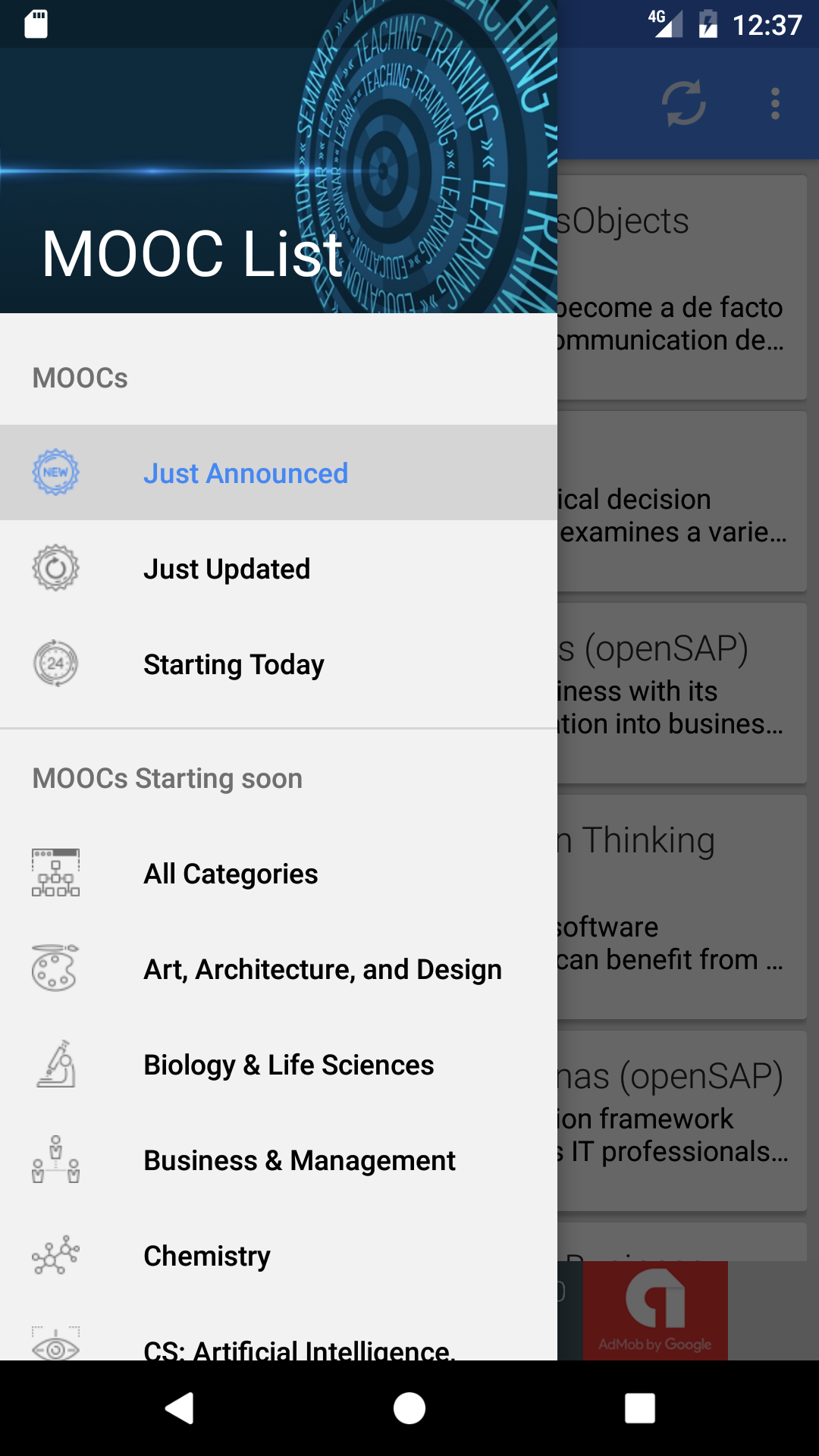 MOOC List - App on Amazon Appstore