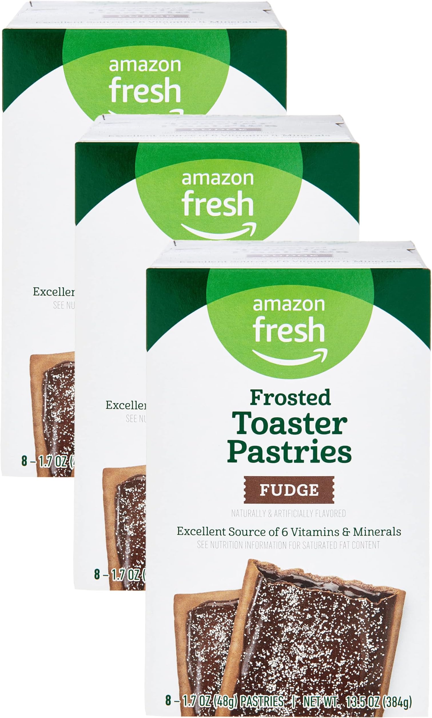 Amazon.com: Amazon Fresh, Frosted Fudge Toaster Pastries, 8 Count (Pack ...