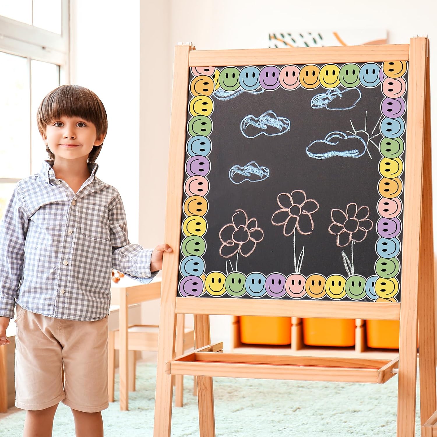 Whaline 32.8Ft Boho Happy Face Bulletin Board Border Australia | Ubuy
