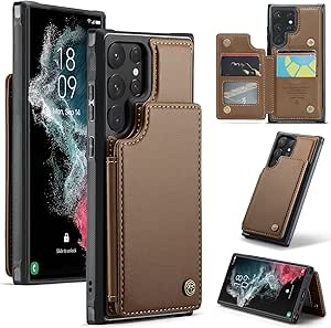 Amazon.com: Bemal for Samsung Galaxy S22 Ultra Wallet Case with Card Holder, RFID Blocking ...