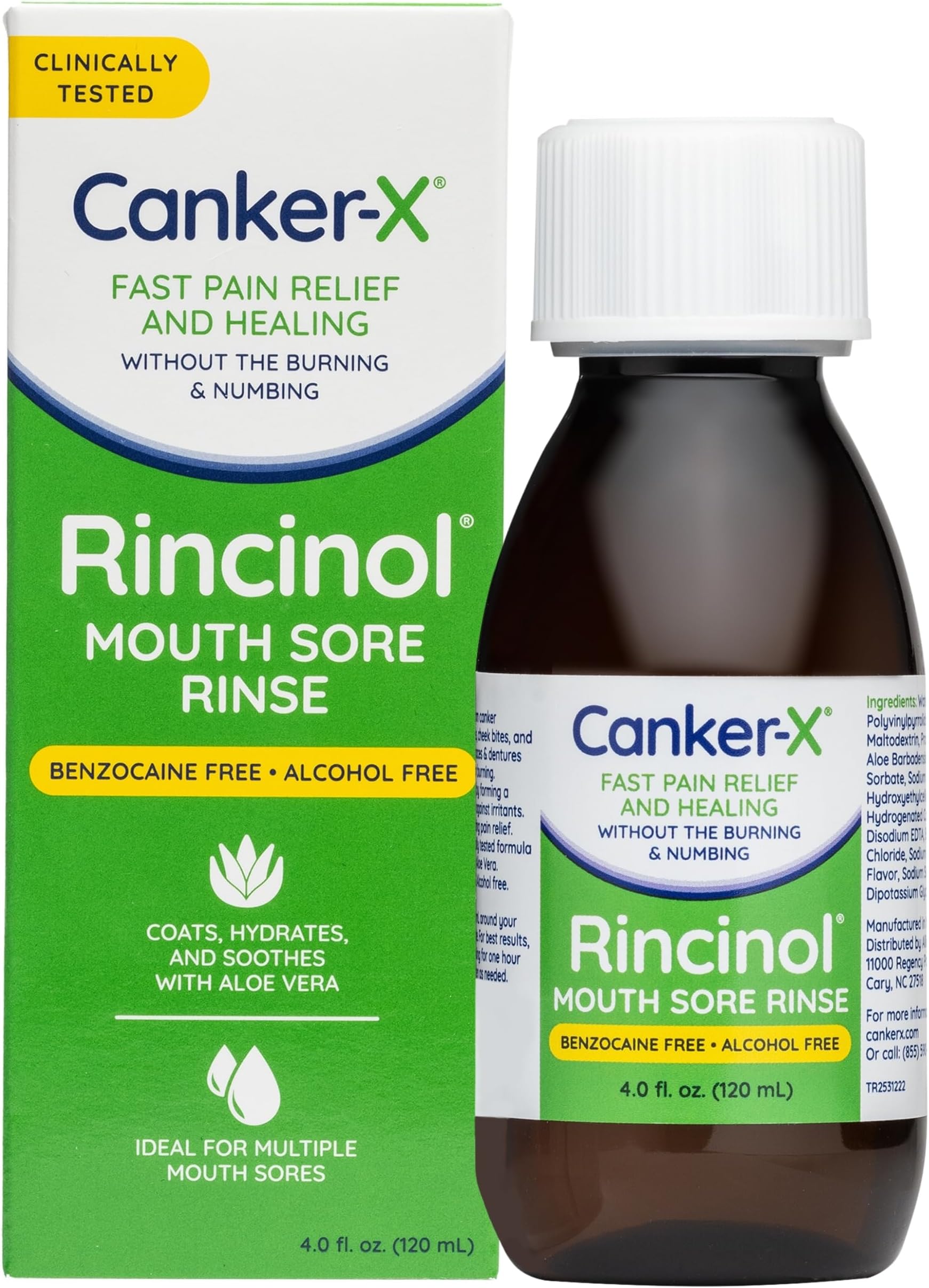 Amazon.com : Colgate Peroxyl Antiseptic Mouthwash and Mouth Sore Rinse ...