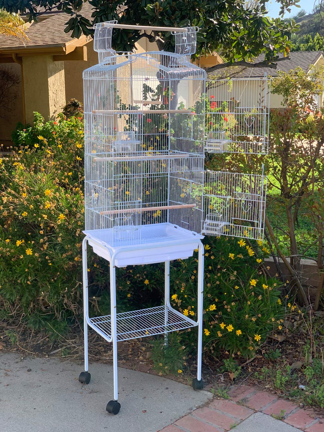 66 Inch Large Bird Flight Cage With Open Play Top | Desertcart Tunisia