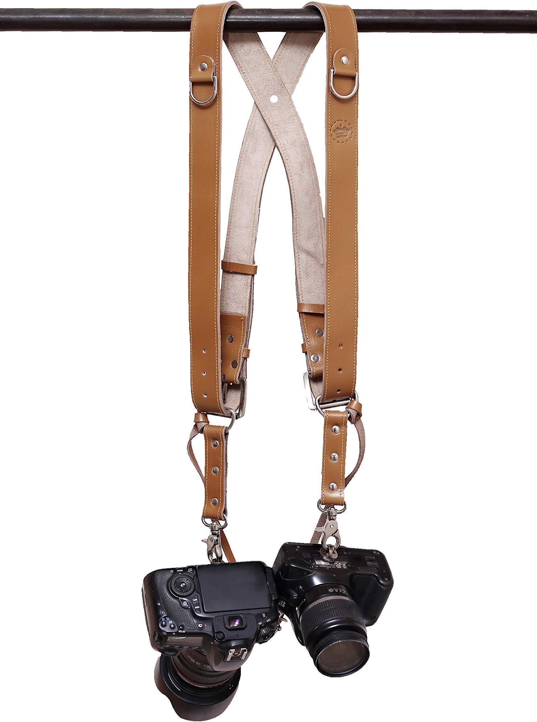 Buy GOLDEN ARROW Leather Camera Belt Strap - The Knight Online at Low ...