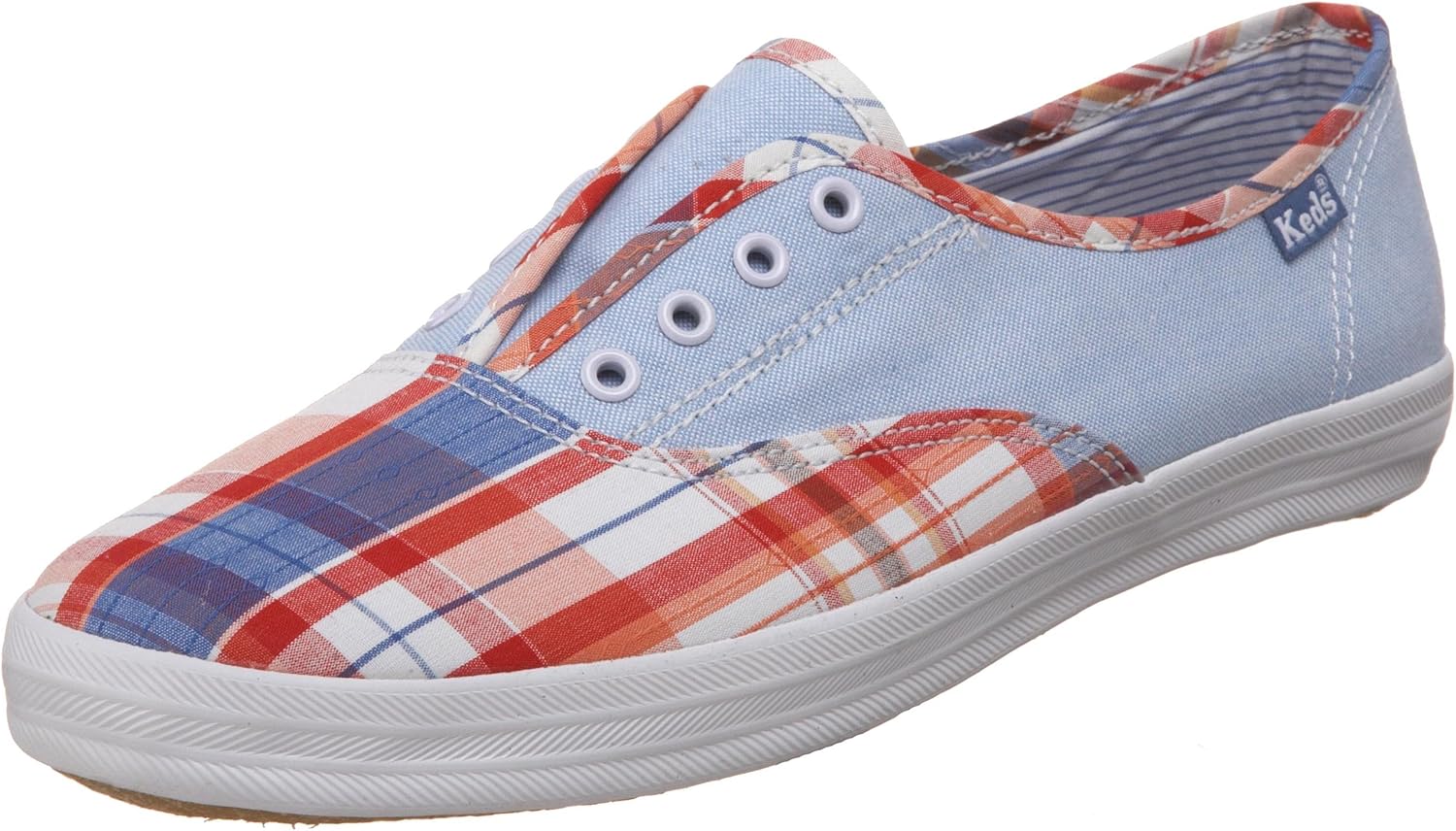 Amazon.com | Keds Women's Champion Summer Plaid Vamp | Fashion Sneakers