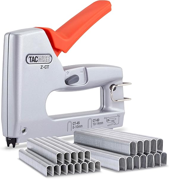 Tacwise 1763 Z-CT Heavy Duty Duo Metal Cable Tacker with 4000 Staples ...