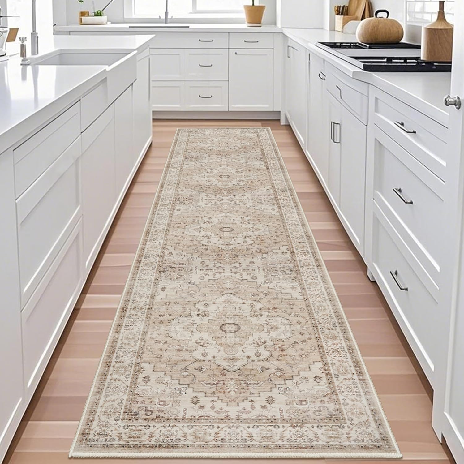 Amazon.com: 3x12 Hallway Washable Runner Rug - Vintage Non Slip Soft ...