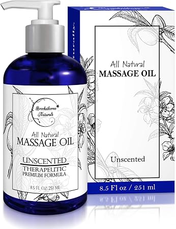 Amazon.com: Unscented Massage Oil for Massage Therapy – 100% Natural ...