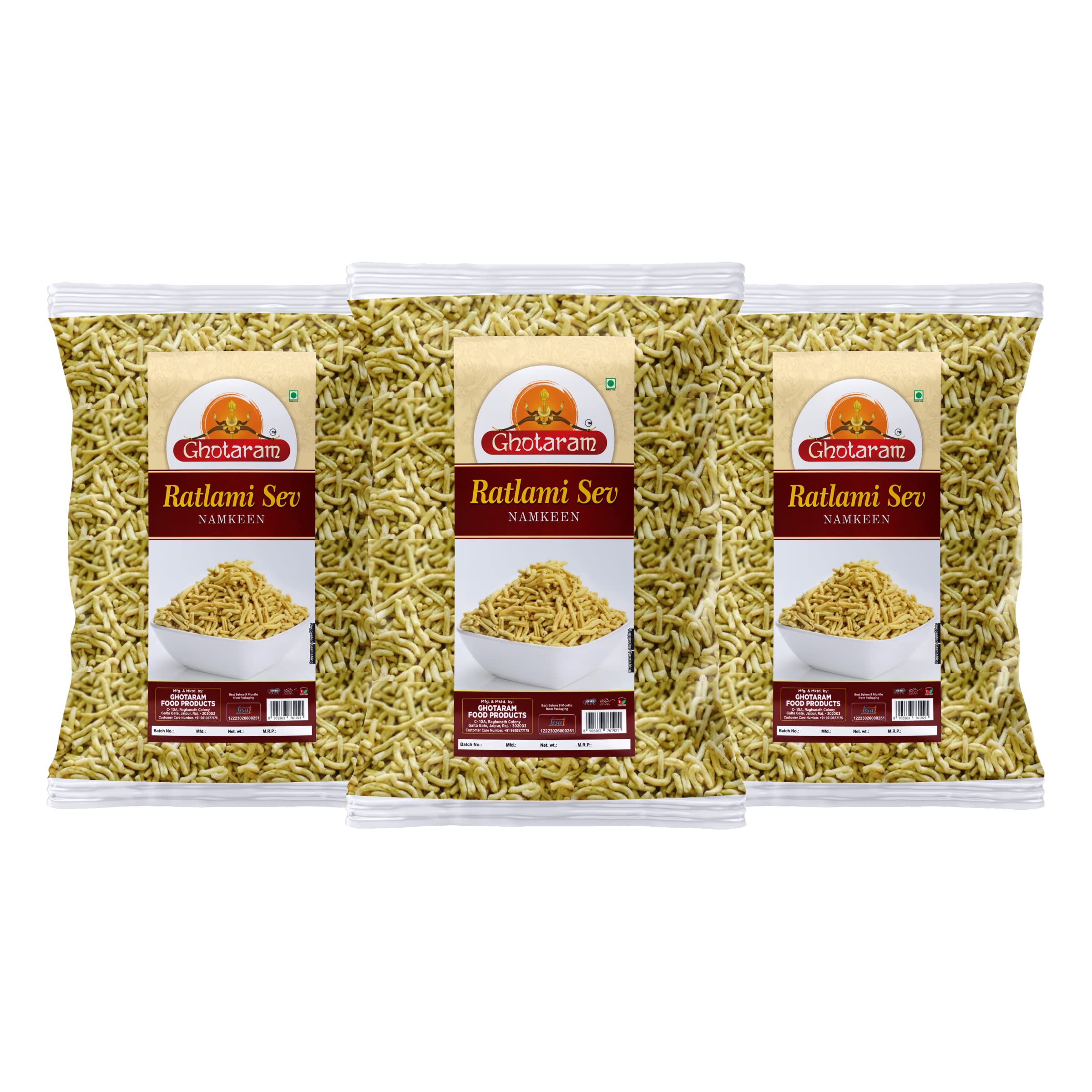 GFP Sev Ratlami Double Laung Sev/Crispy & Crunchy Traditional Ratlami ...