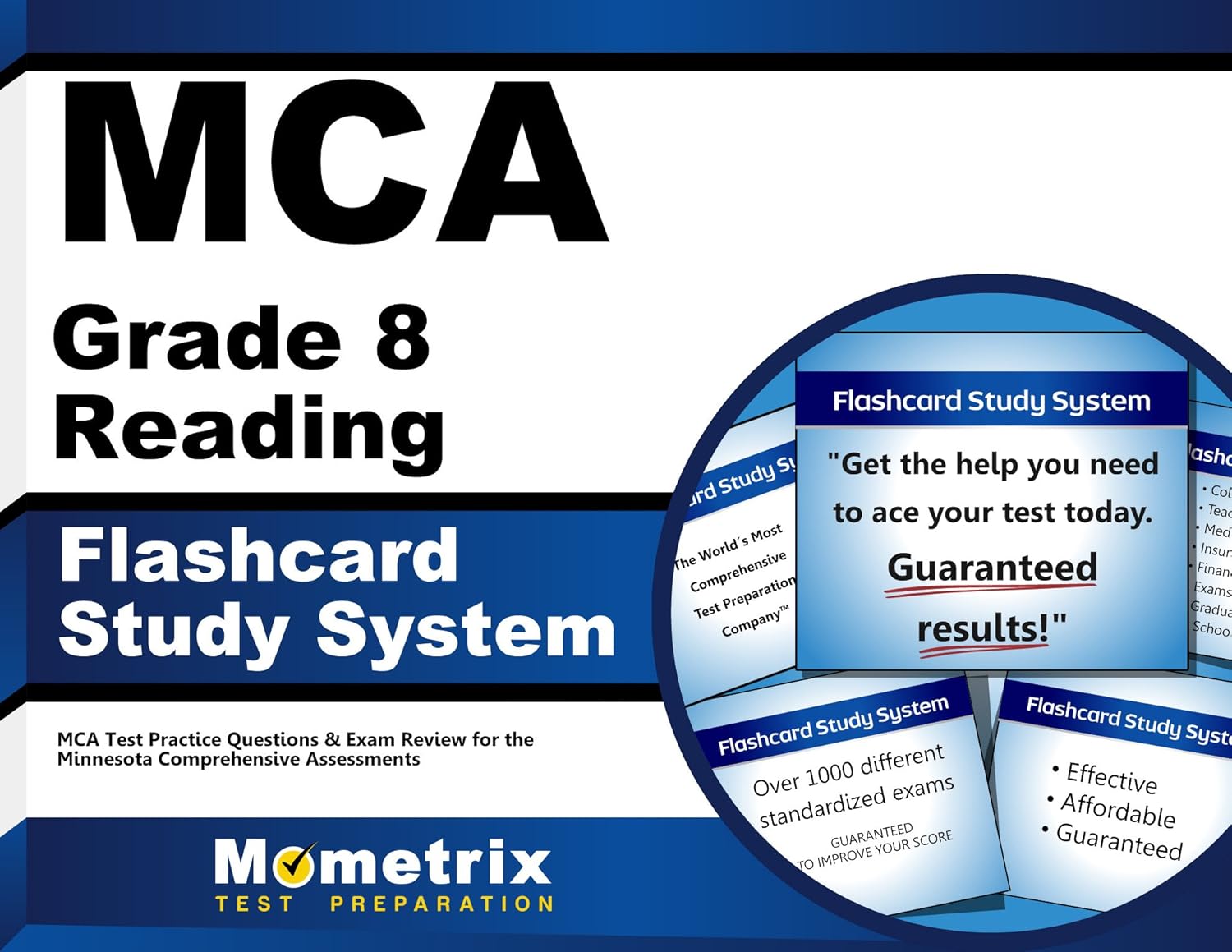 MCA Grade 8 Reading Flashcard Study System: MCA Test Practice Questions ...