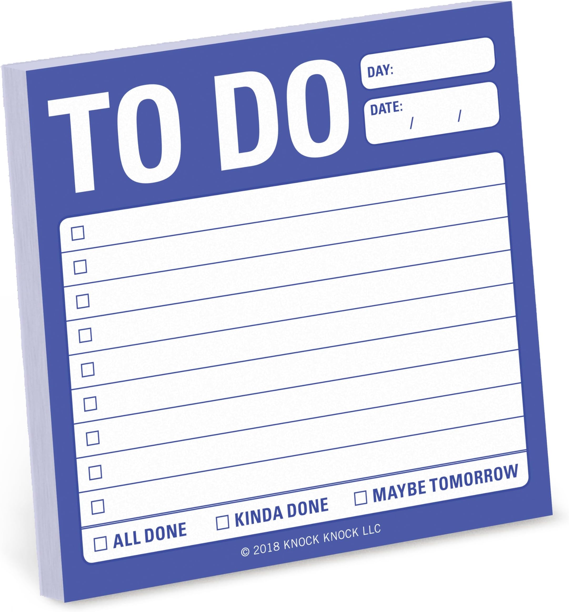 Amazon.com : 1-Count Knock Knock to Do Sticky Notes, to Do List Sticky ...