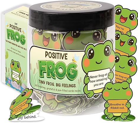 Amazon.com: Positive Frog Jar – Thank You Gifts for Women, Men ...