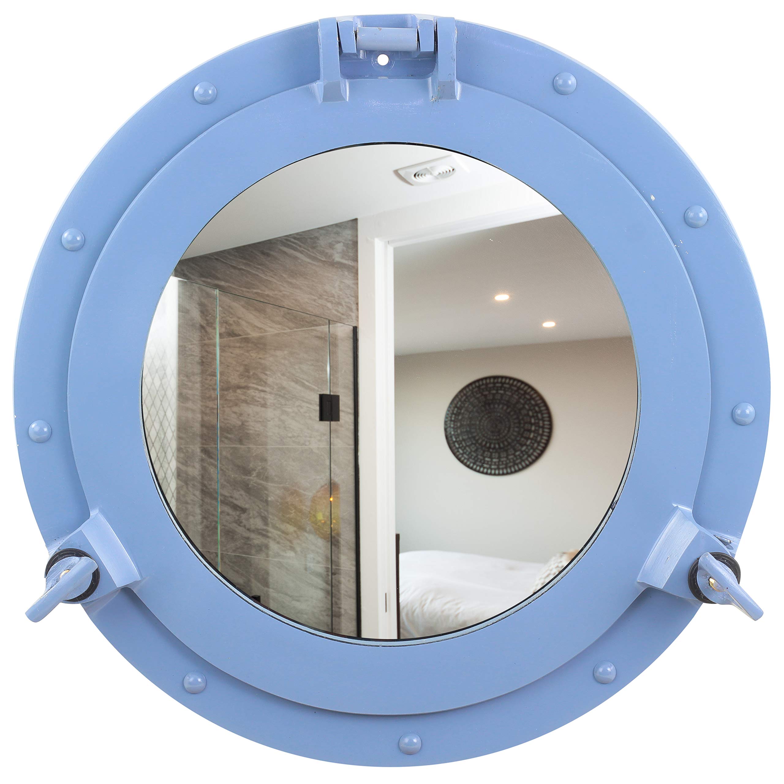 Amazon.com: Aluminum Porthole Mirror 12" - Nautical Ship Décor - Home ...