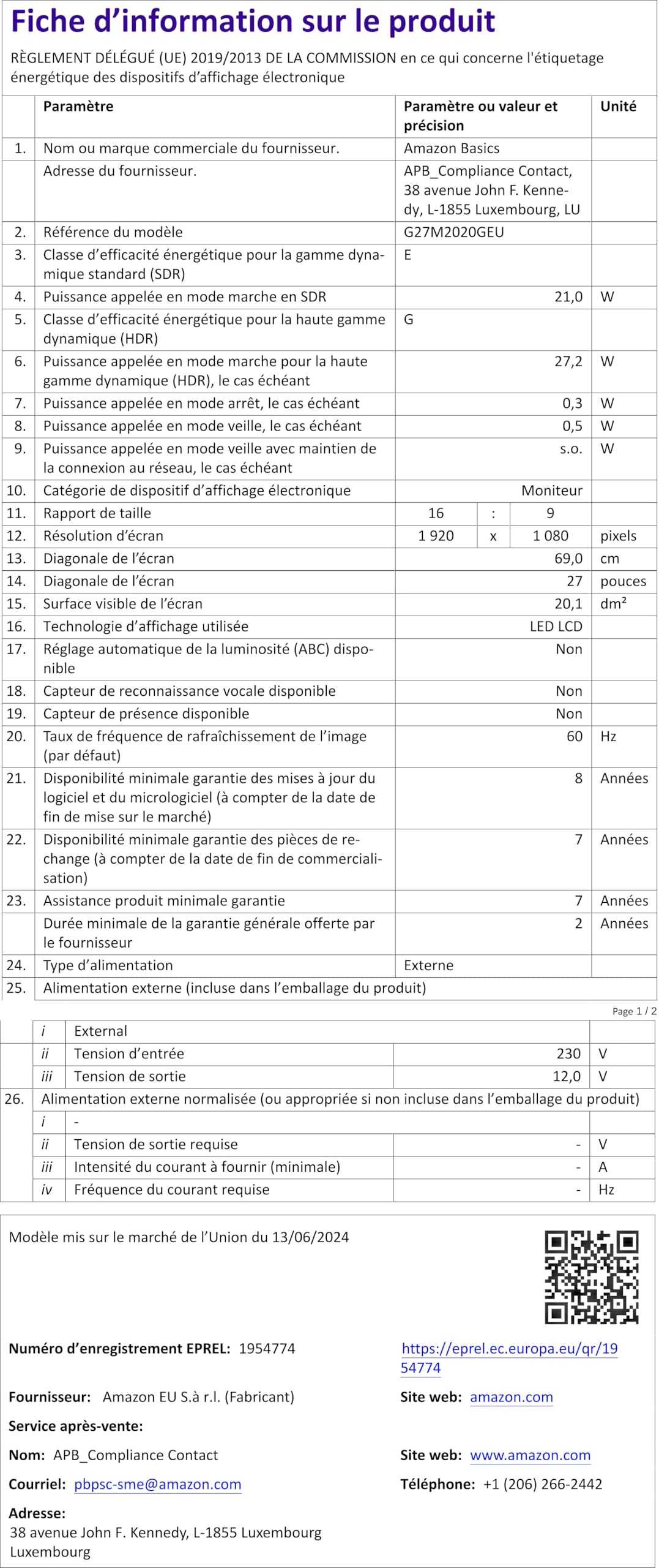 KTC Ecran PC Gaming OLED 27 Pouces, Ecran PC Gamer 240hz, QHD ...