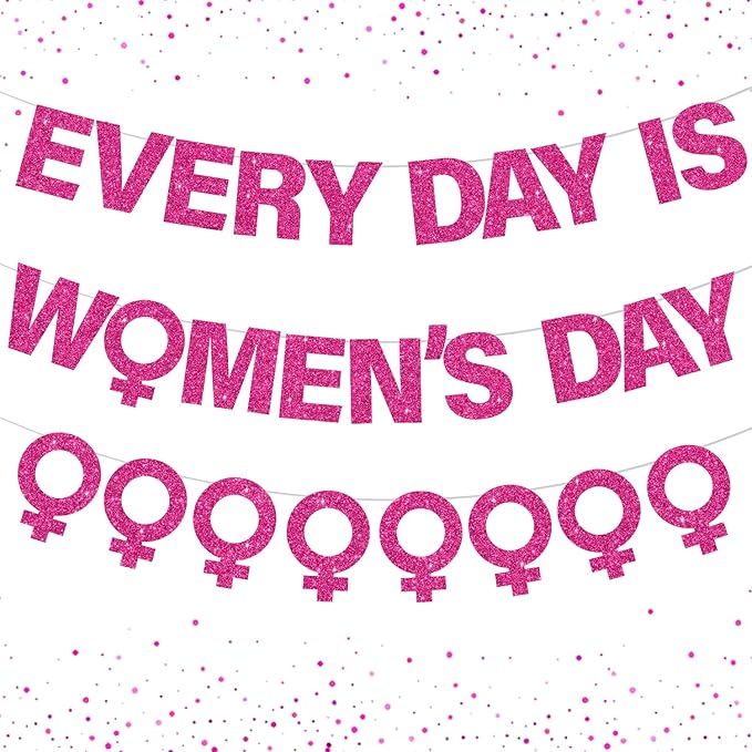 Amazon.com: Womens History Month Decorations Every Day is Women's Day ...