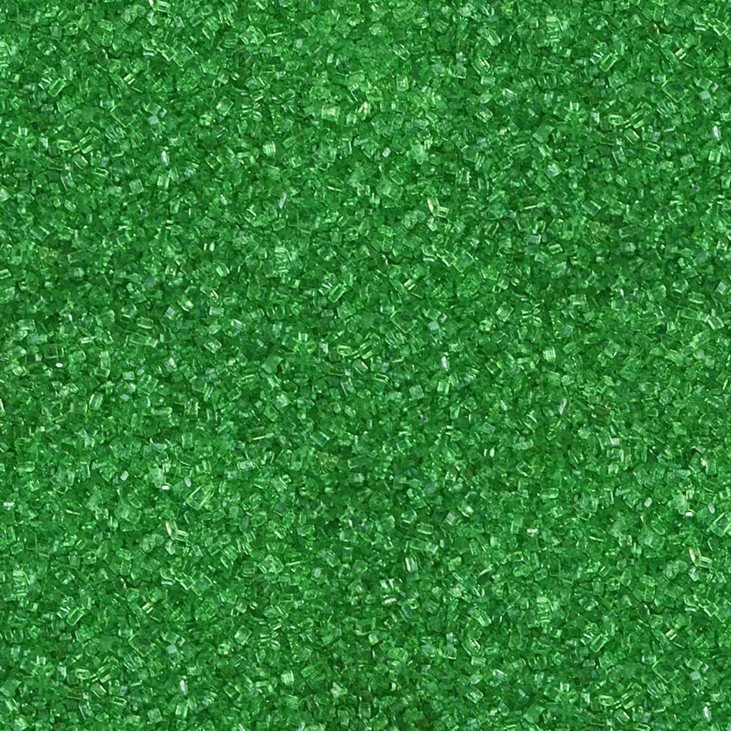 Amazon.com: Sentovac Green Sanding Sugar Sprinkles | Edible Green ...